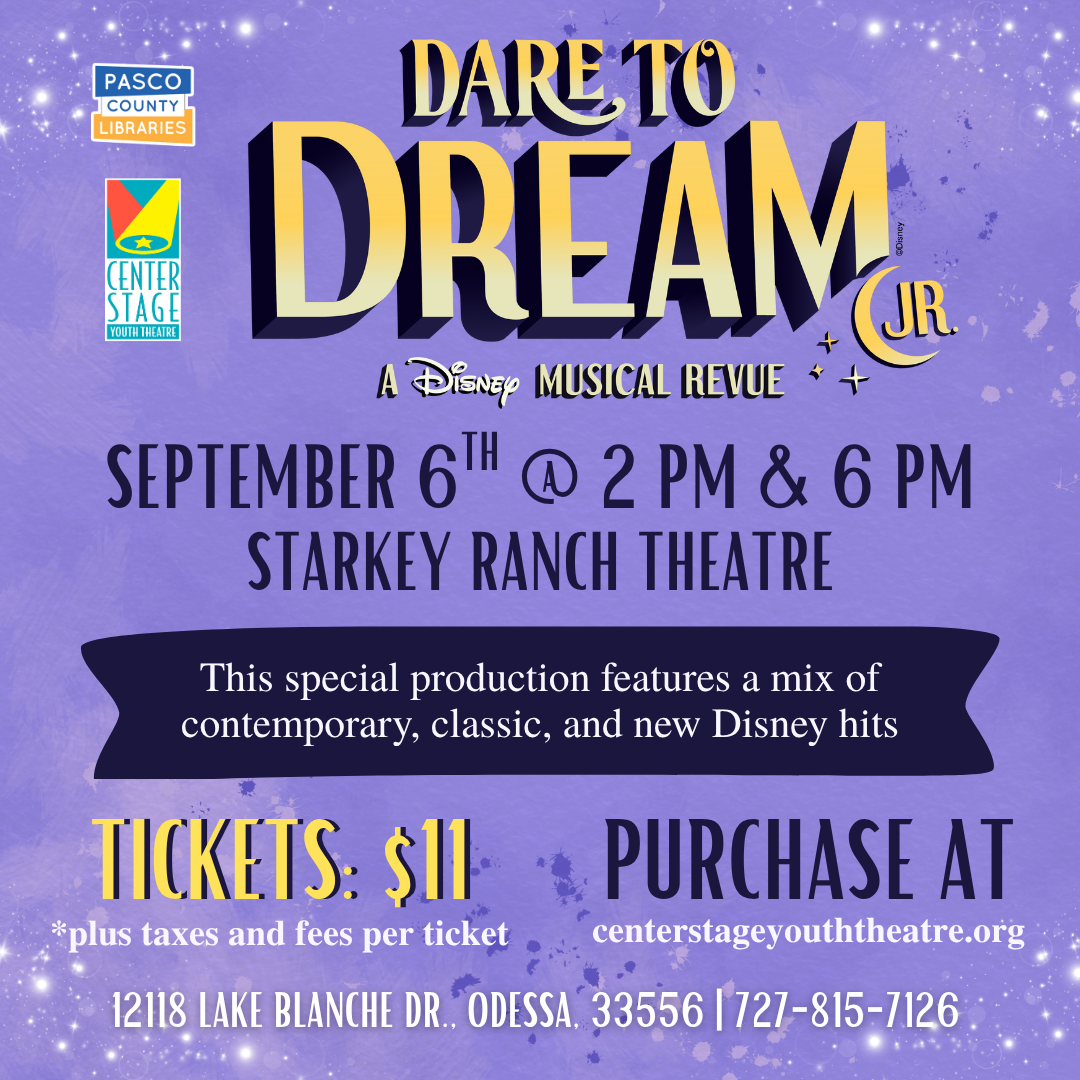 Starkey Ranch Theatre Events | Pasco County Libraries