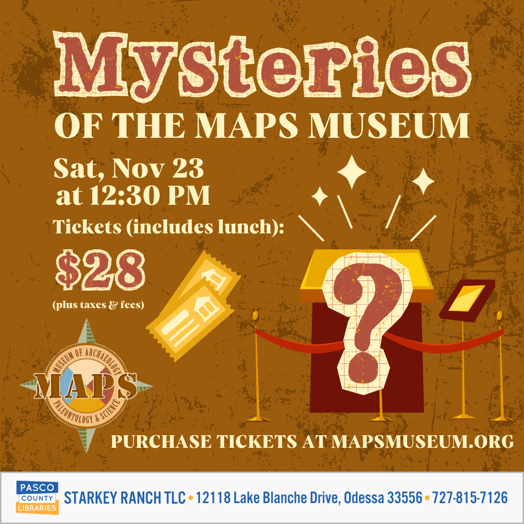 Starkey Ranch Theatre Events | Pasco County Libraries