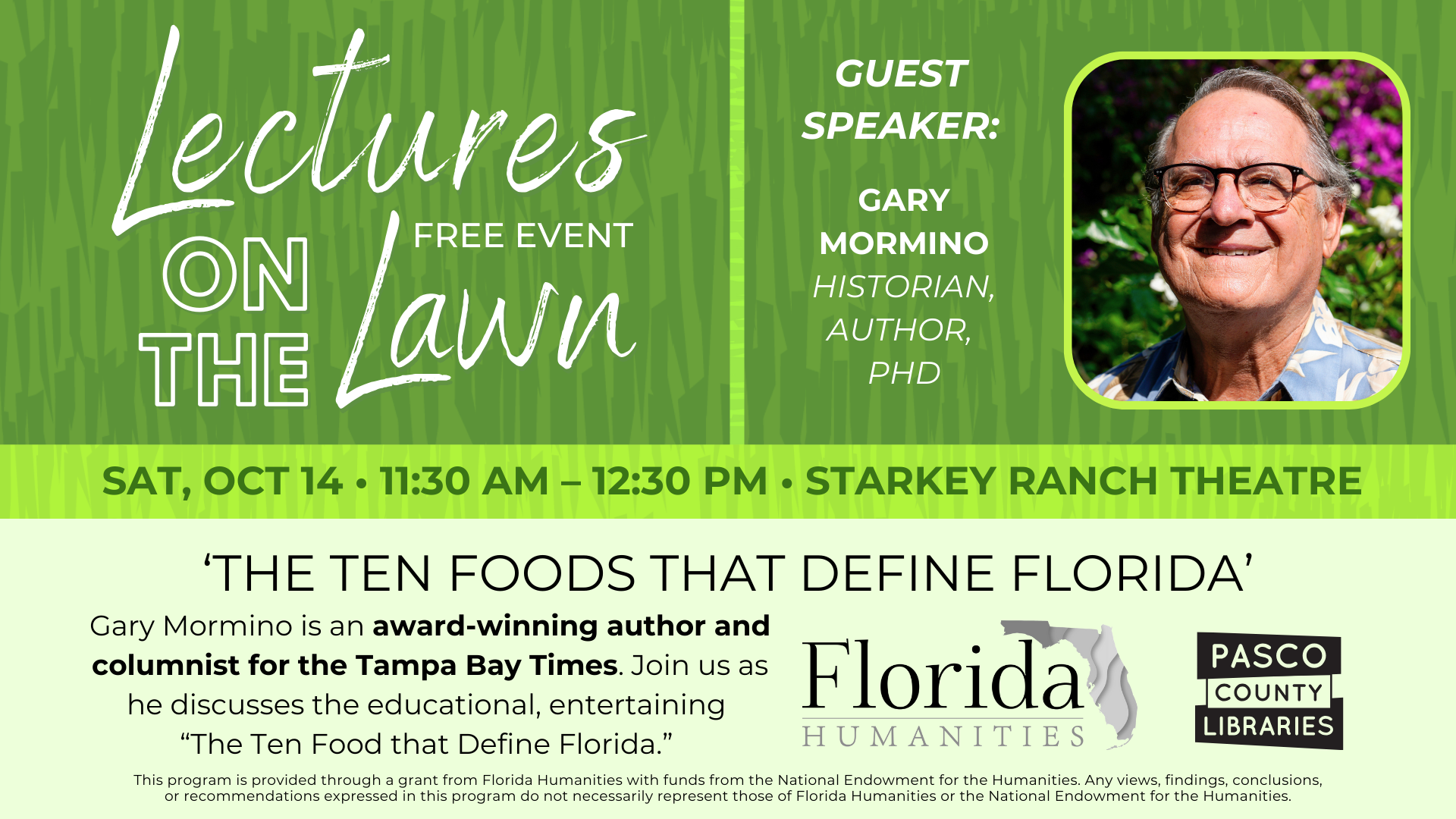 Starkey Ranch Theatre Events | Pasco County Libraries