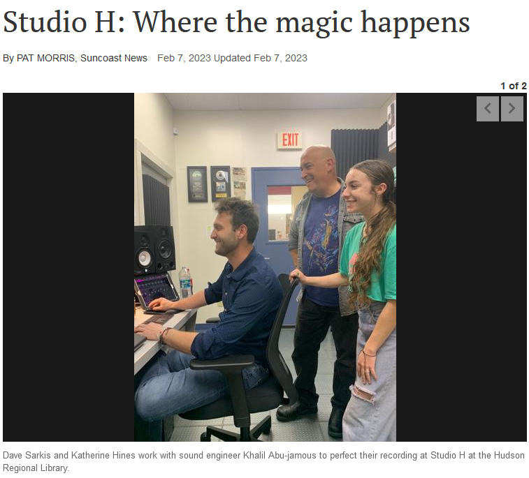 Studio H | Pasco County Libraries