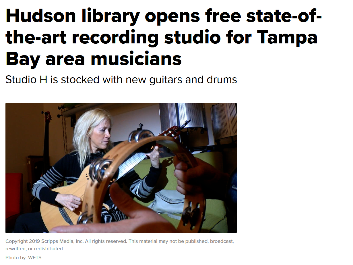 Studio H | Pasco County Libraries